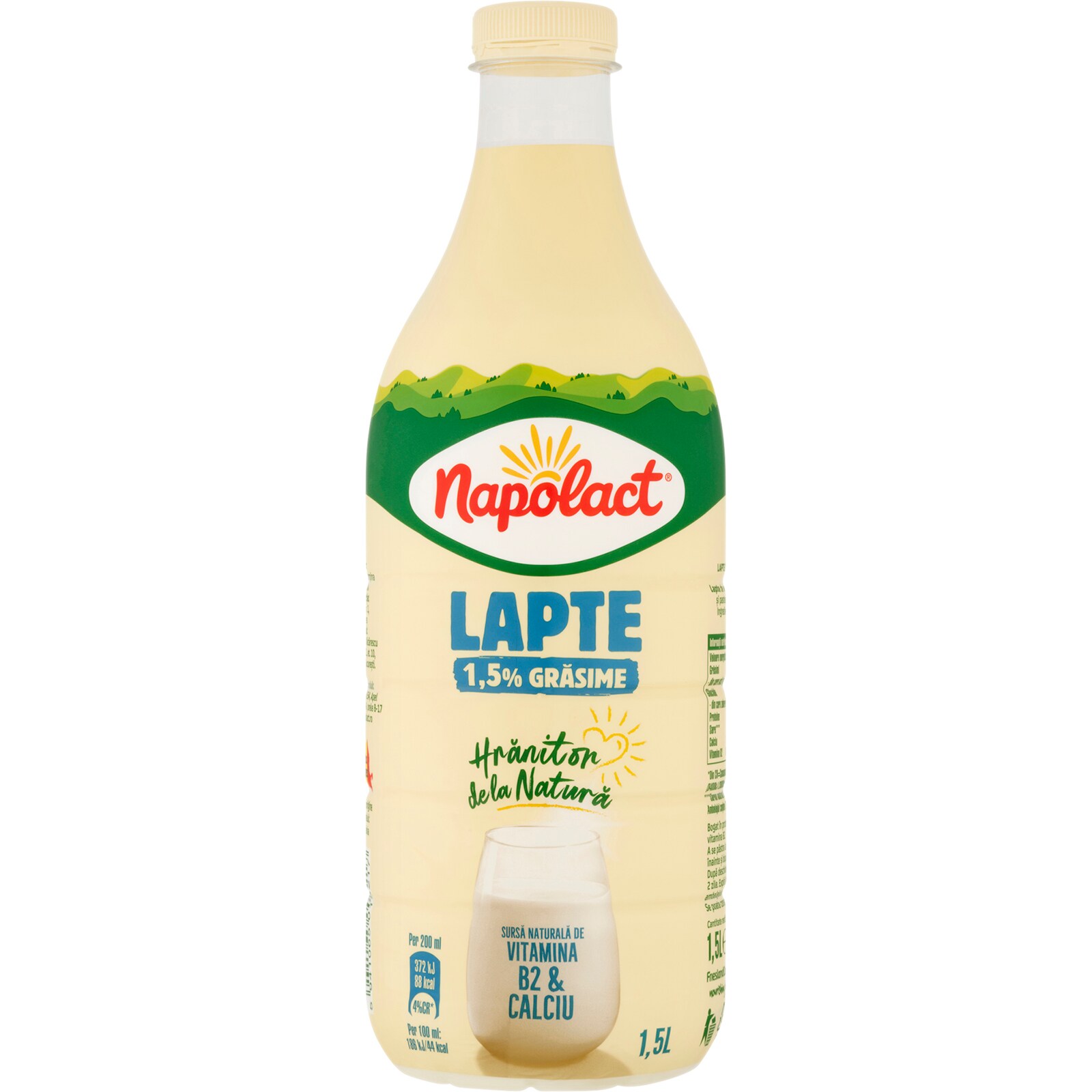 Napolact | Lapte 1.5% grasime 1.5L | Mega-image