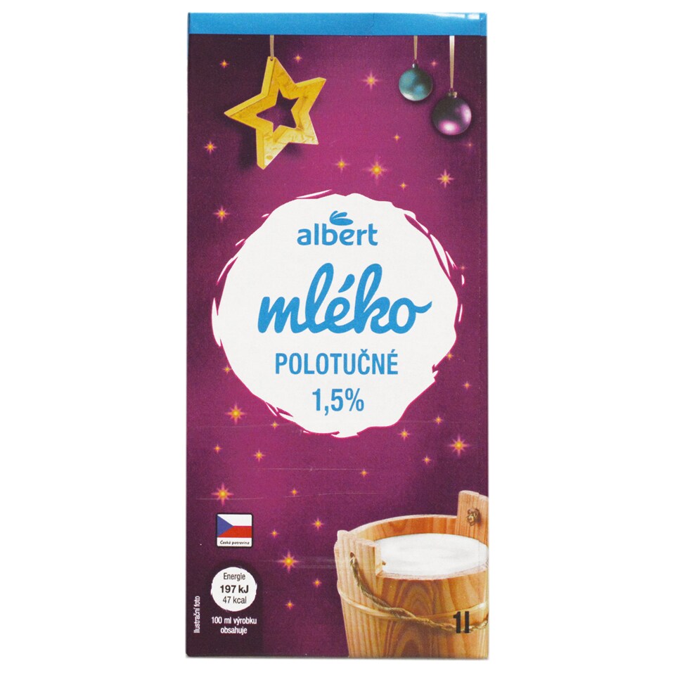 Albert | Lapte UHT 1.5% grasime 1L | Mega-image