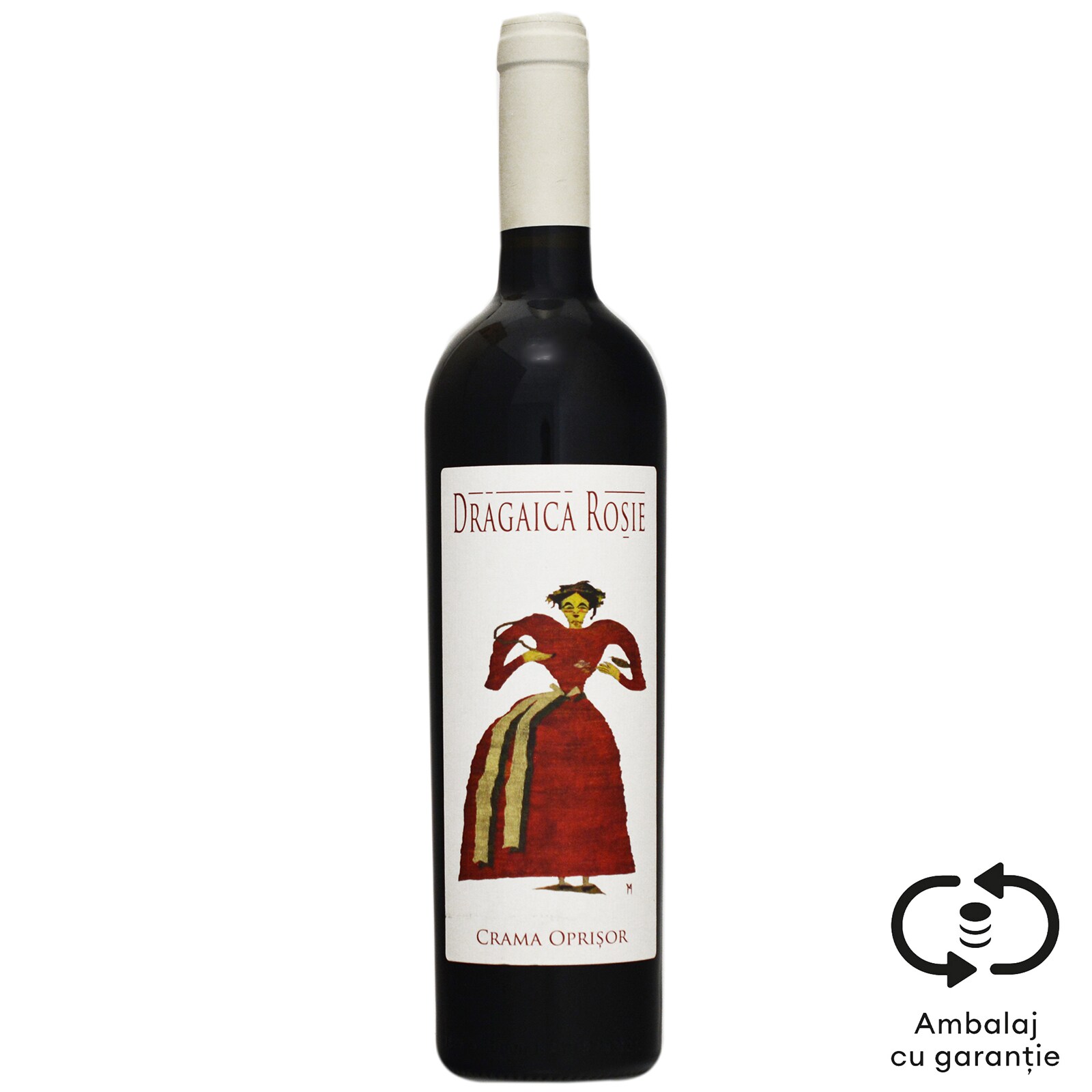 Crama Oprisor | Dragaica | Vin rosu cupaj 0.75L | Mega-image