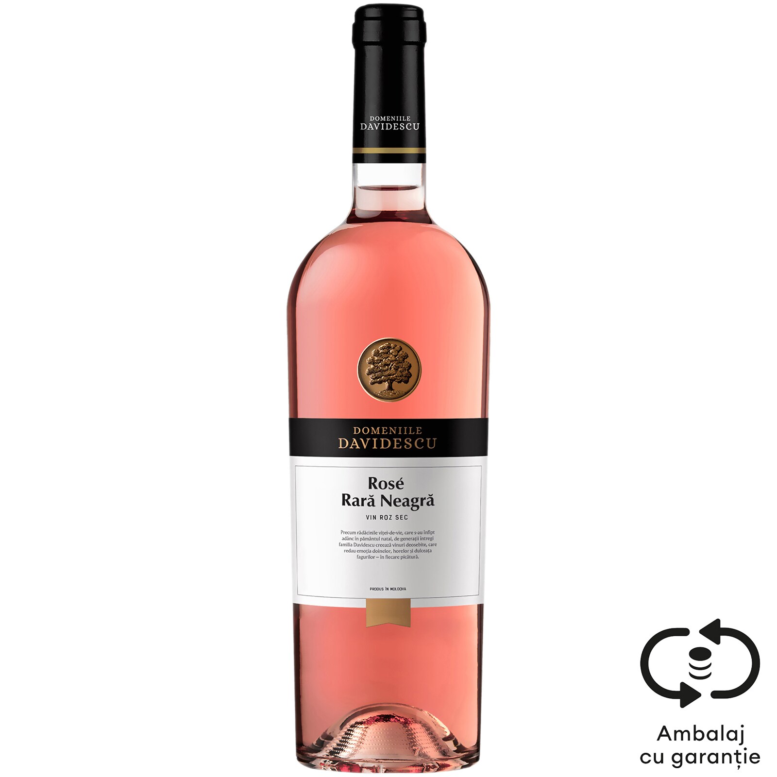 Domeniile Davidescu | Vin rose sec Rara Neagra 0.75L | Mega-image