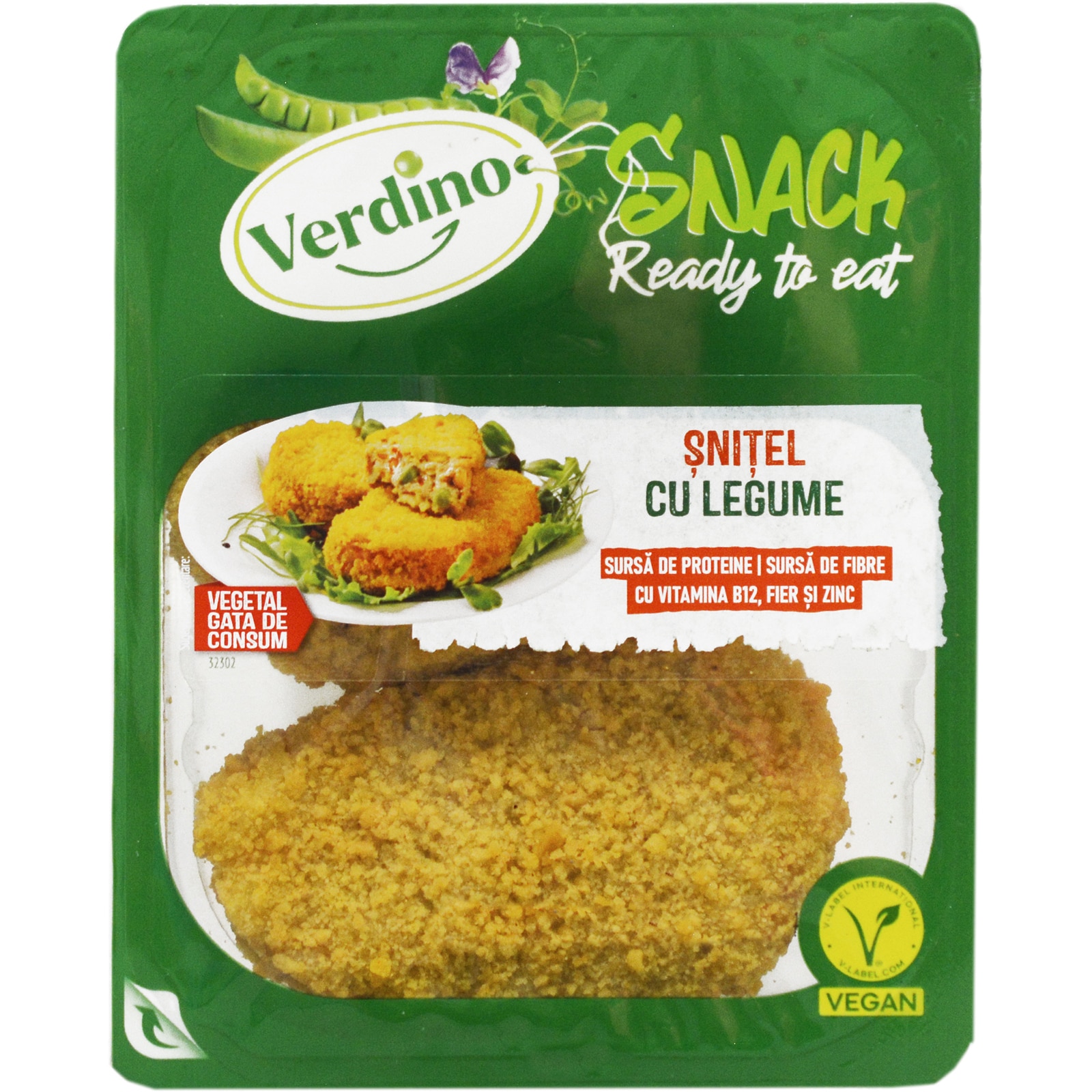 Verdino | Snitel cu legume 160g | Mega-image