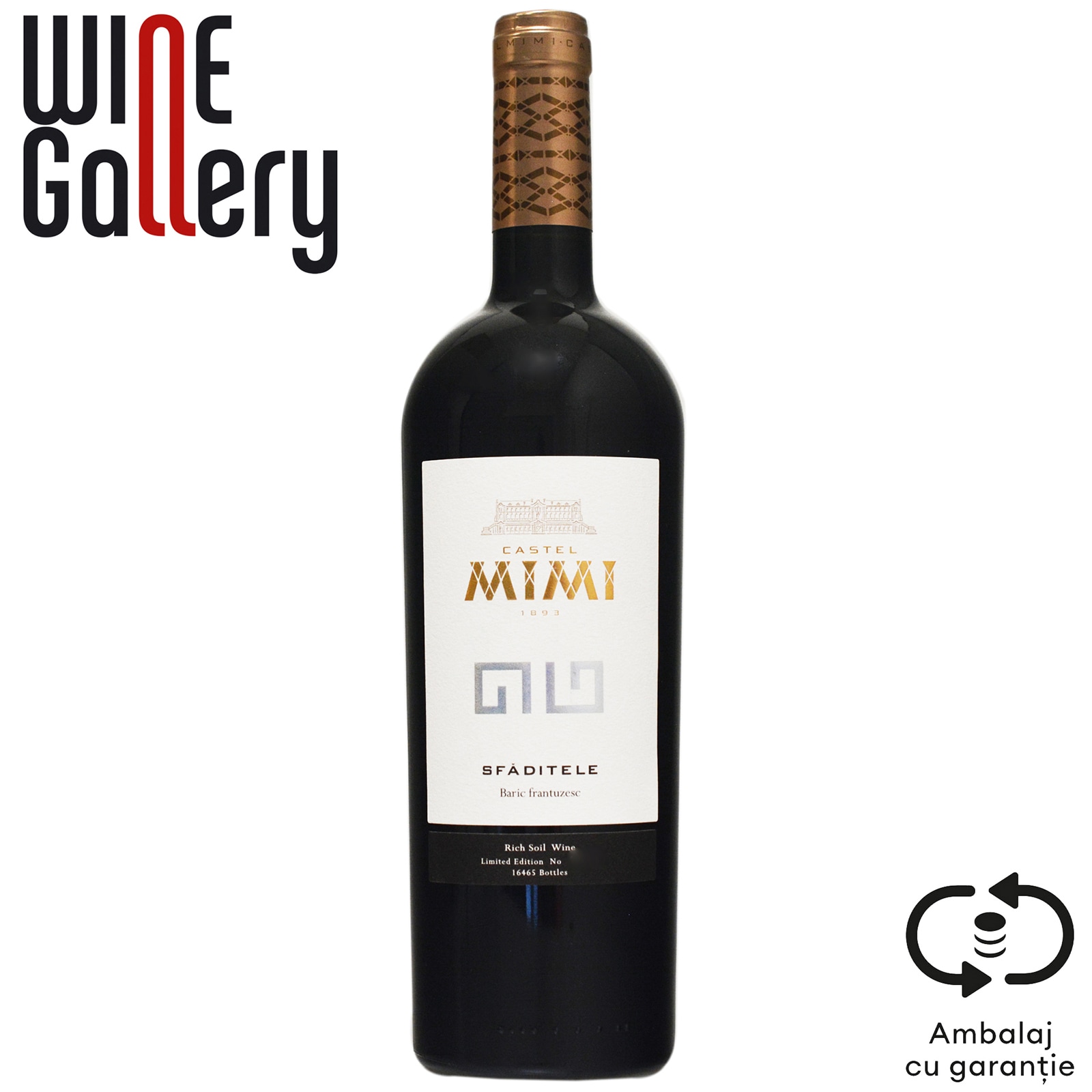 Castel Mimi | Vin rosu sec Sfaditele 0.75L | Mega-image