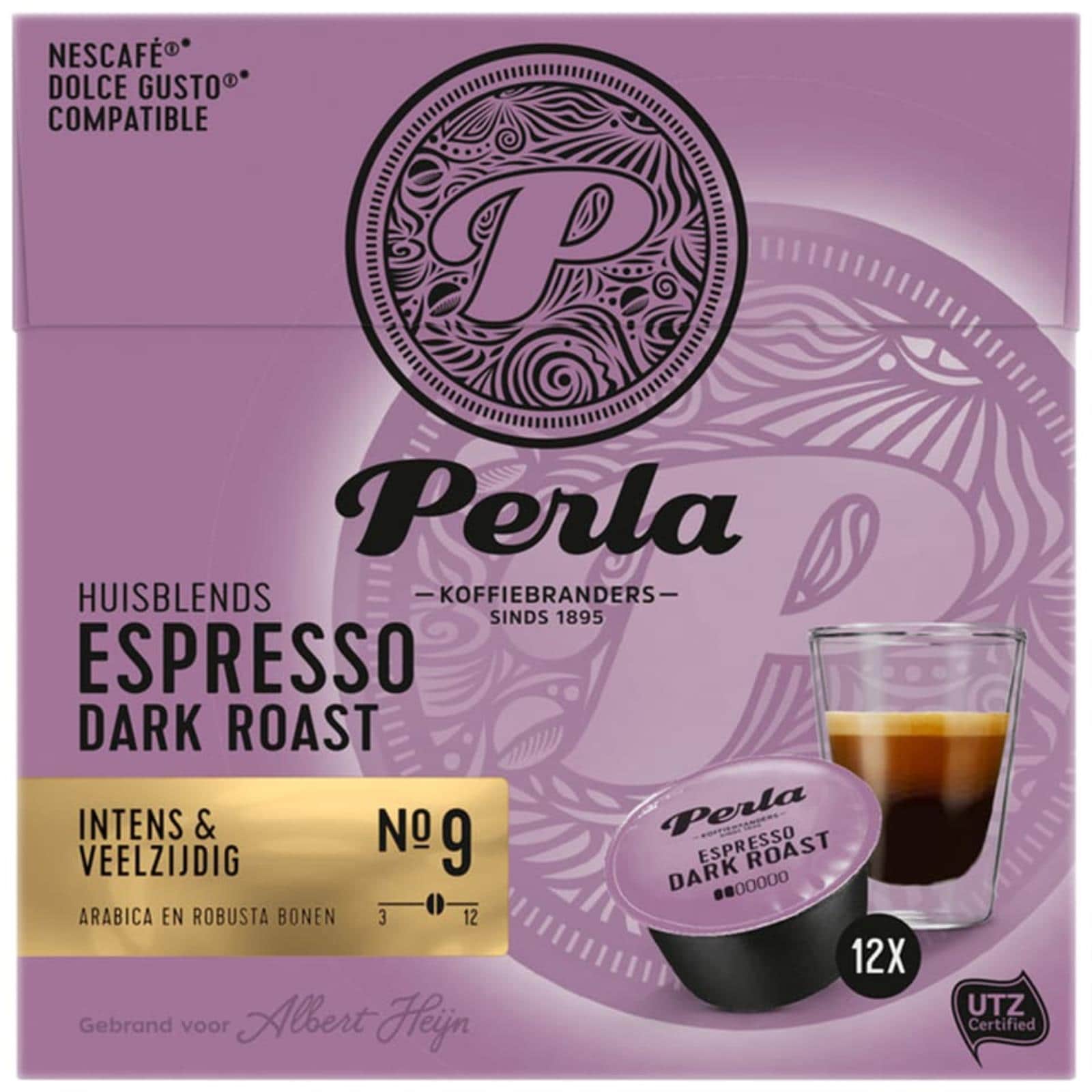 Perla | Cafea Espresso Dark Roast, 12 capsule | Mega-image
