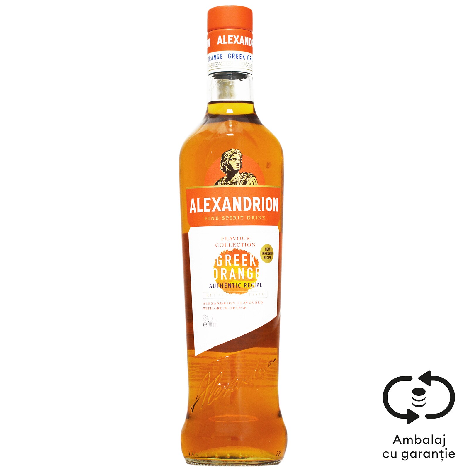 Alexandrion | Brandy Greek Orange 0.7L | Mega-image