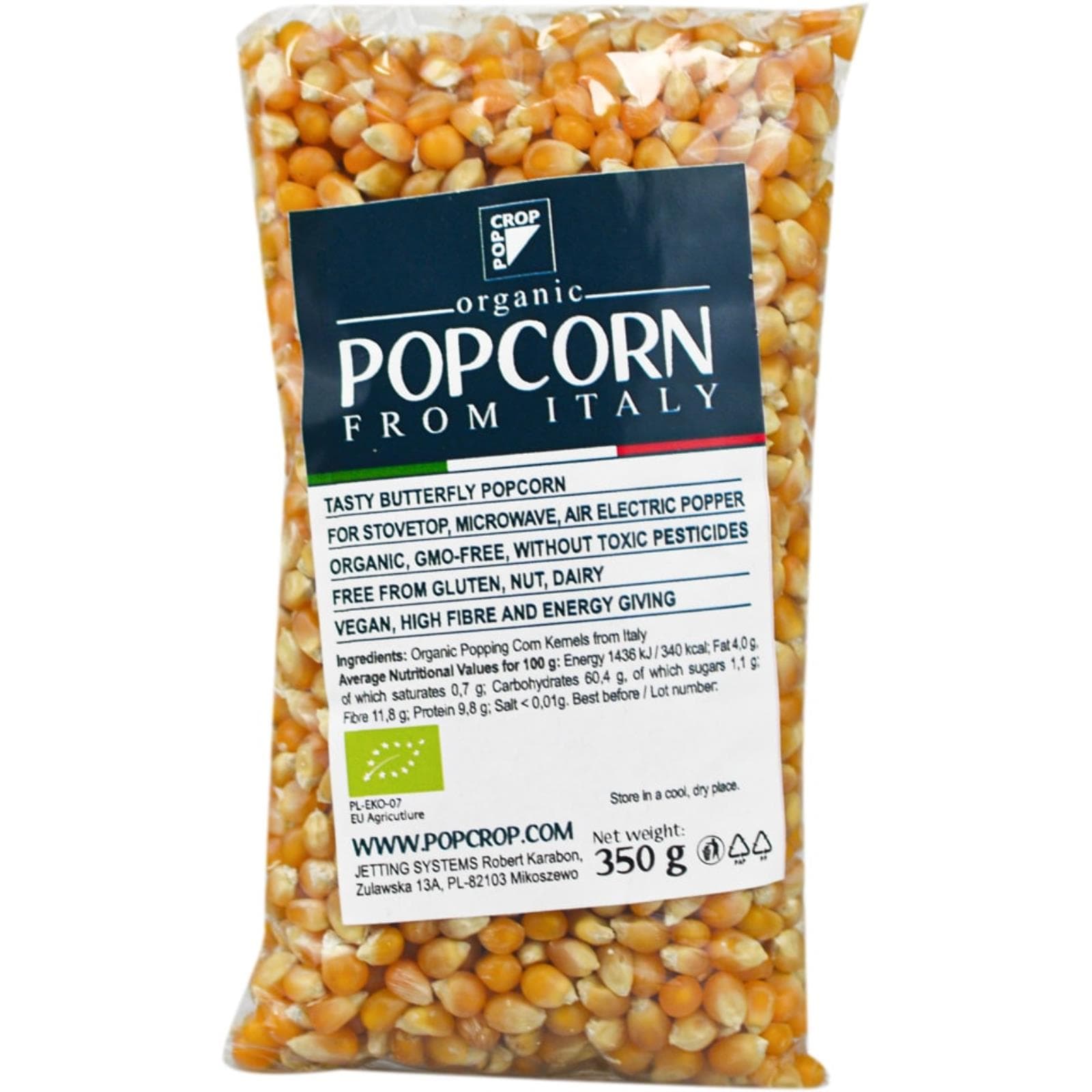 Popcrop | Porumb bio pentru popcorn 350g | Mega-image