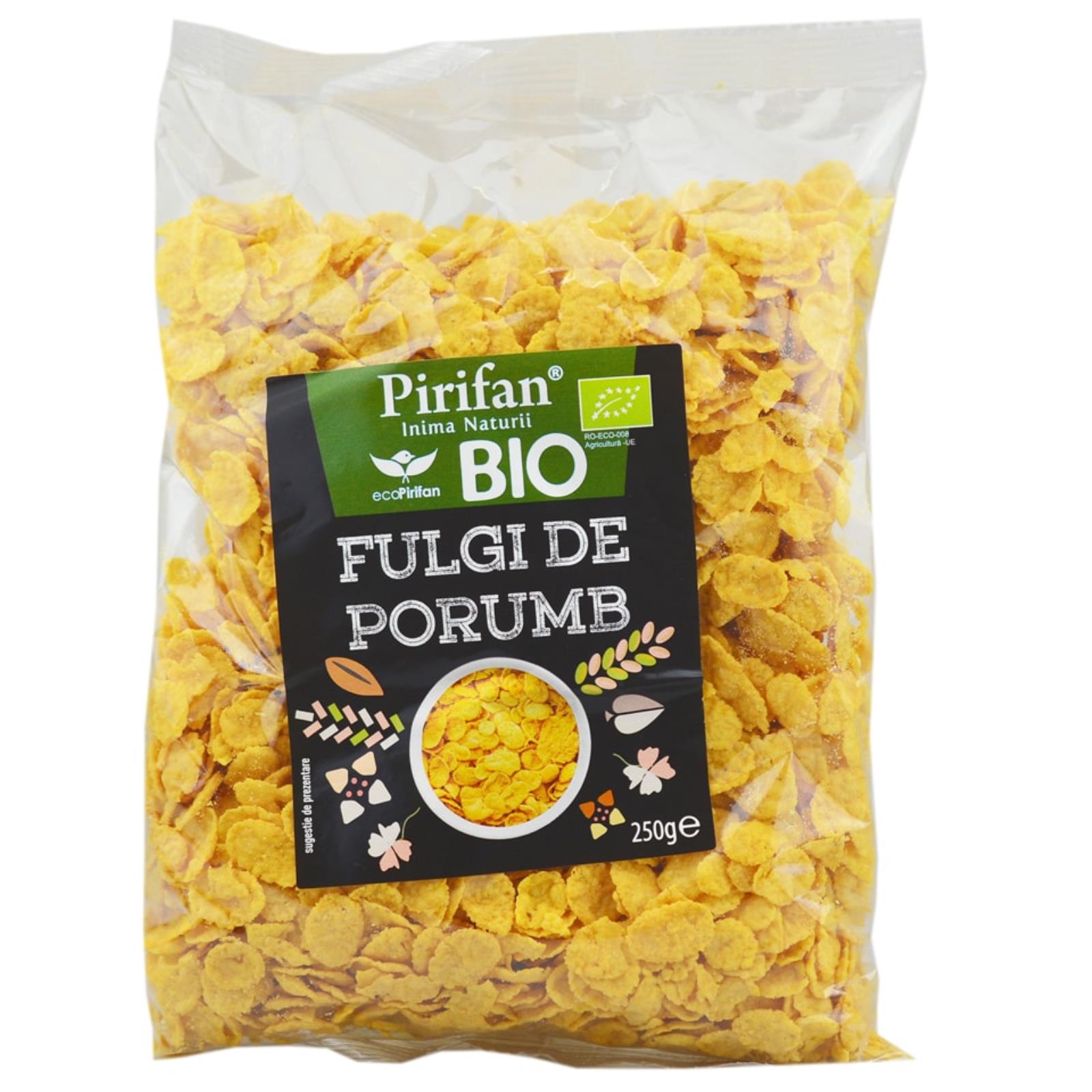 Pirifan | Fulgi de porumb bio 250g | Mega-image