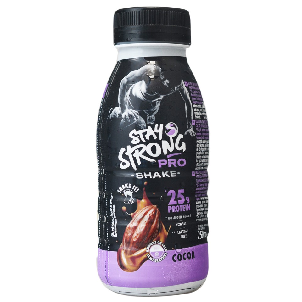 Stay Strong | Shake proteic cu cacao 250ml | Mega-image