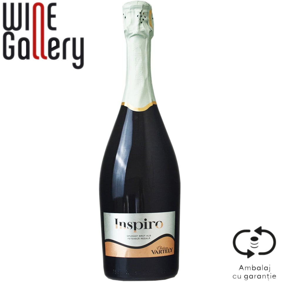 Vartely | Inspiro | Spumant alb brut Feteasca Regala 0.75L | Mega-image