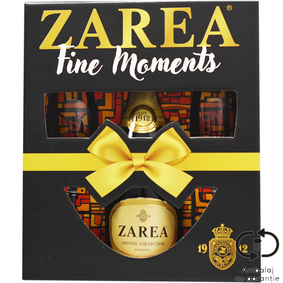 Zarea | Fine Moments | Vin spumant 0.75L + 2 pahare | Mega-image