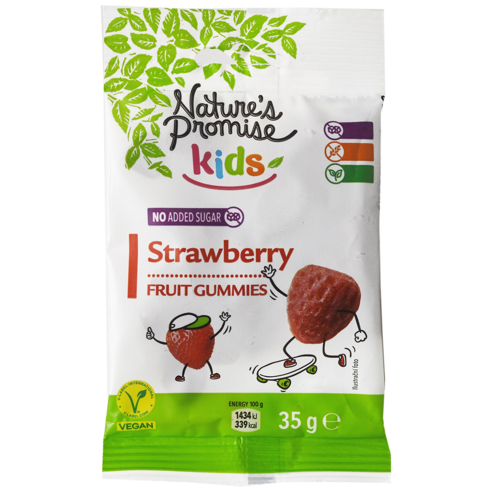 Nature's Promise Kids | Jeleuri cu capsuni 35g | Mega-image