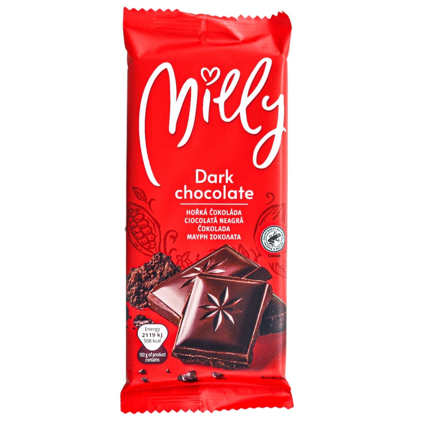 Milly | Ciocolata neagra 100g | Mega-image