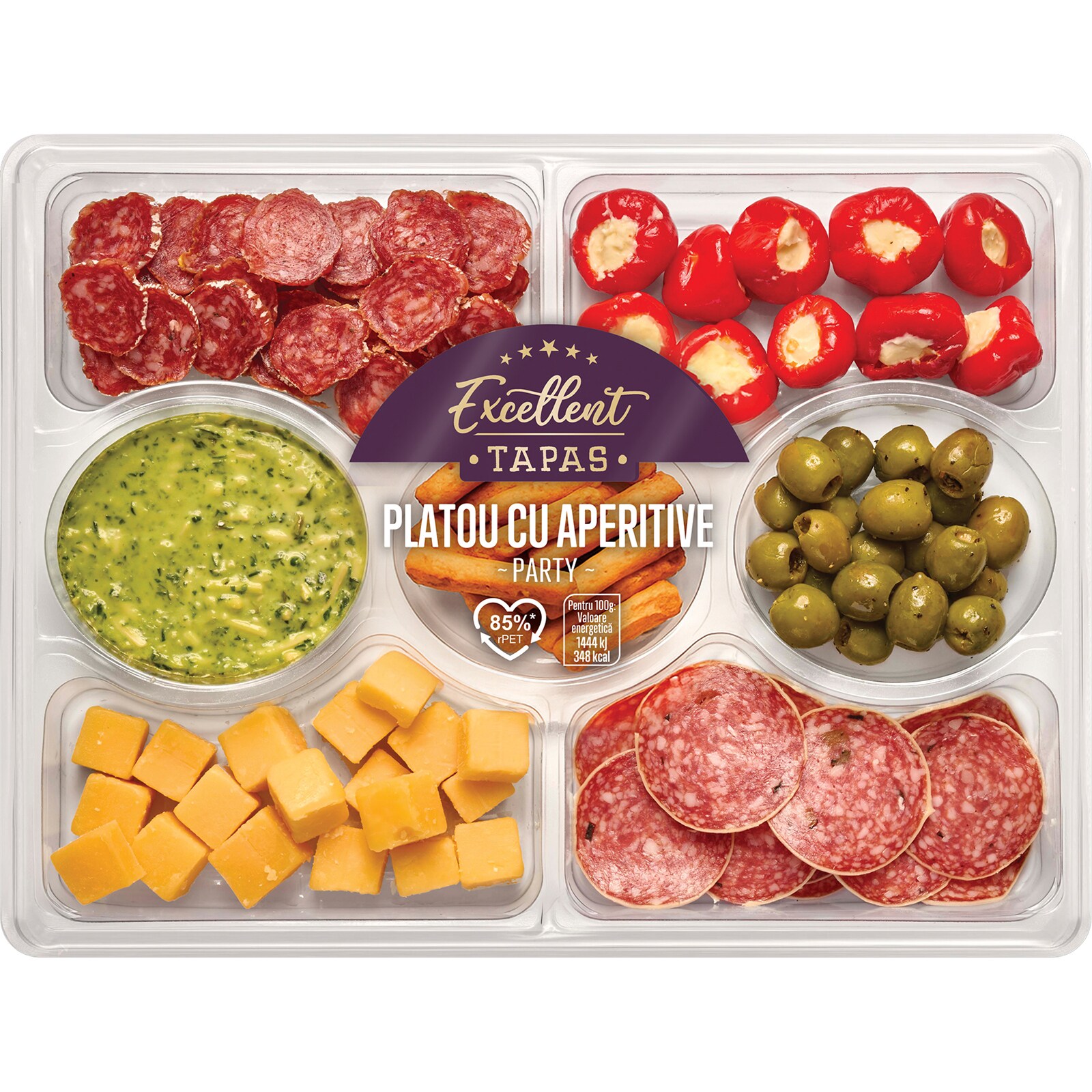 Excellent | Platou cu aperitive Party 510g | Mega-image