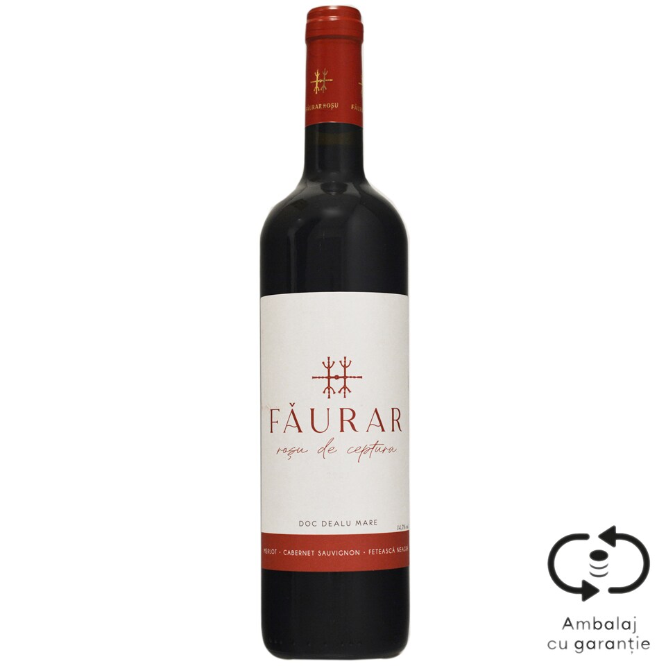 Faurar | Vin rosu sec 0.75L | Mega-image