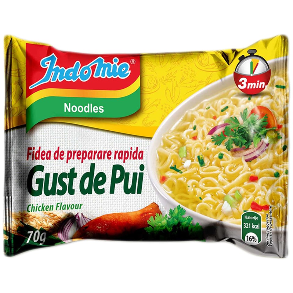 Indomie | Fidea de preparere rapida cu gust de pui 70g | Mega-image
