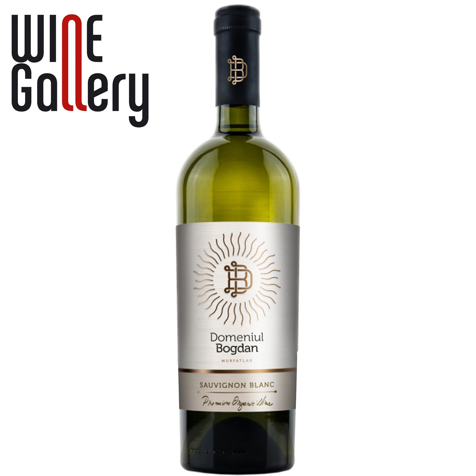 Domeniul Bogdan | Vin alb sec Sauvignon Blanc bio 0.75L | Mega-image