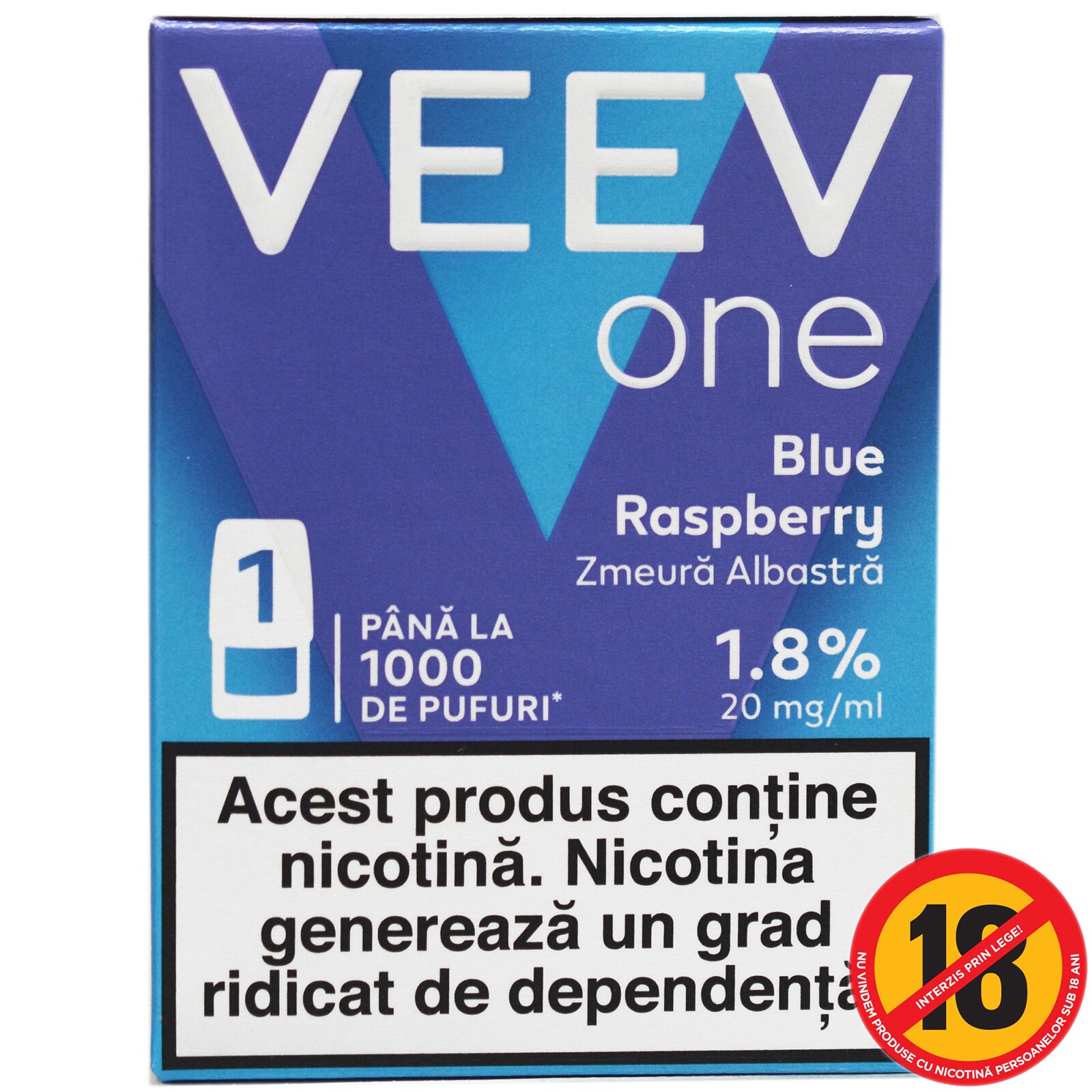 VEEV | One | Capsula Blue Raspberry | Mega-image